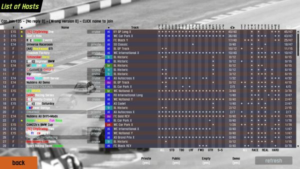 Game Modes/Multiplayer - LFS Manual