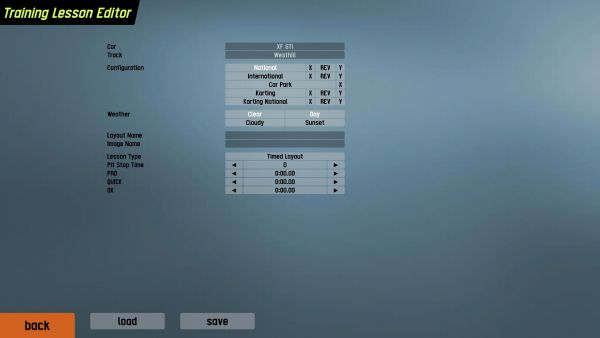 Training Lesson Editor - LFS Manual