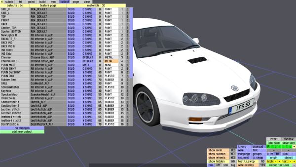 LFS Editor/Modeller/Texture Cutout Mode - LFS Manual
